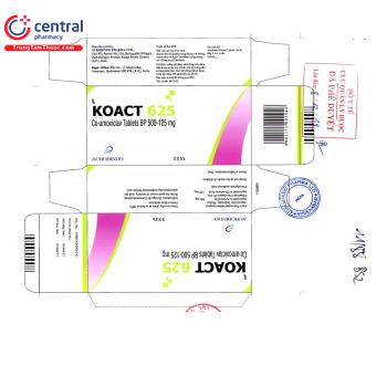 Thuốc Koact 625 giúp điều trị nhiễm trùng hô hấp, tiết niệu, sinh dục