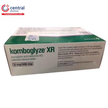 Thuốc Komboglyze XR 5mg/500mg - Thuốc điều trị bệnh tiểu đường