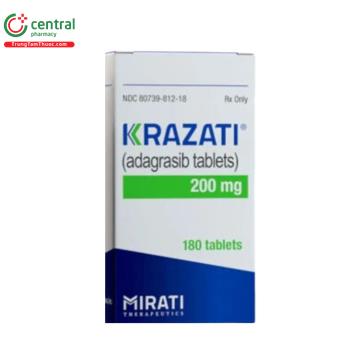 Thuốc Krazati 200mg điều trị ung thư phổi không phải tế bào nhỏ