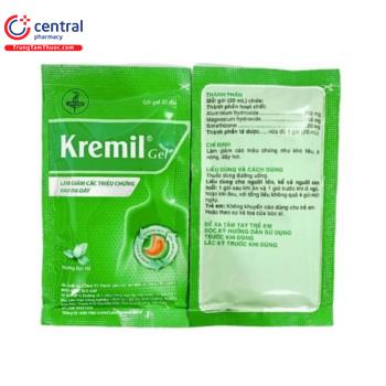 Thuốc Kremil Gel làm dịu các triệu chứng đau dạ dày, giảm ợ chua