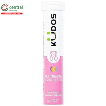 Thuốc Kudos Kids Multivitamins Plus Calcium & D3 bổ sung calci cho cơ thể