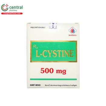 Thuốc L-Cystine 500mg Domesco - Điều trị bệnh rối loạn về tóc và móng