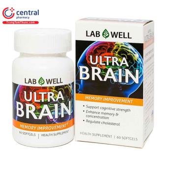 [CHÍNH HÃNG] Thuốc Lab Well Ultra Brain kích thích hoạt động trí não