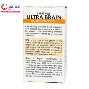 [CHÍNH HÃNG] Thuốc Lab Well Ultra Brain kích thích hoạt động trí não