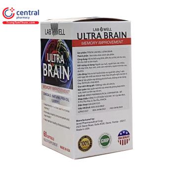 [CHÍNH HÃNG] Thuốc Lab Well Ultra Brain kích thích hoạt động trí não