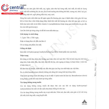 Thuốc Laci-Eye 10ml CPC1 Hà Nội giúp giảm khô, cay, mỏi, kích ứng mắt