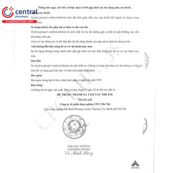 Thuốc Laci-Eye 10ml CPC1 Hà Nội giúp giảm khô, cay, mỏi, kích ứng mắt