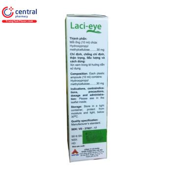 Thuốc Laci-Eye 10ml CPC1 Hà Nội giúp giảm khô, cay, mỏi, kích ứng mắt
