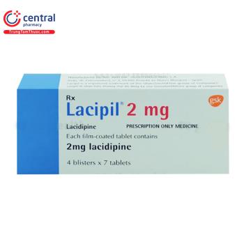 Thuốc Lacipil 2mg điều trị cao huyết áp: liều dùng, lưu ý
