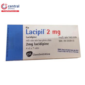 Thuốc Lacipil 2mg điều trị cao huyết áp: liều dùng, lưu ý