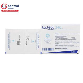 Thuốc Lacteol 340mg - trị tiêu chảy và các chứng rối loạn tiêu hóa