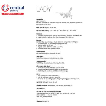 [CHÍNH HÃNG] Dung dịch vệ sinh phụ nữ Lady Fresh 200ml: cách sử dụng