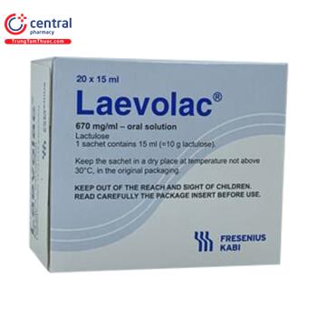 Thuốc Laevolac 670mg/ml điều trị táo bón: cách dùng và giá bán