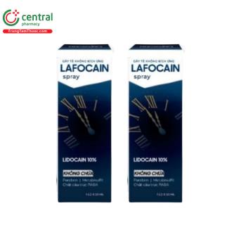 Thuốc xịt Lafocain spray chứa lidocain nhóm amid, giúp gây tê tại chỗ