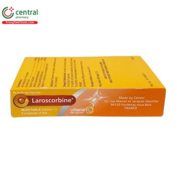 Thuốc Laroscorbine 500mg/5ml ngăn ngừa nguy cơ thiếu hụt vitamin C