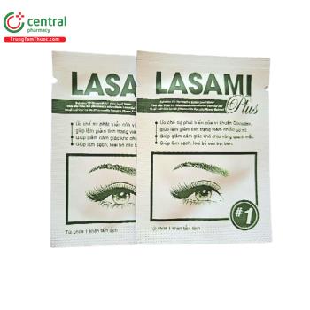 Gạc lau mi mắt Lasami Plus - Loại bỏ bụi bẩn, giảm viêm bờ mi