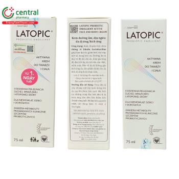 Kem dưỡng ẩm Latopic Face and body cream 75ml hỗ trợ điều trị viêm da ...