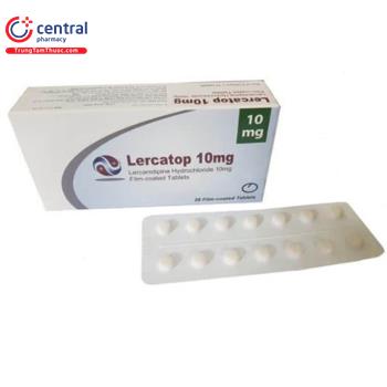 [CHÍNH HÃNG] Thuốc Lercatop 10mg - điều trị tăng huyết áp