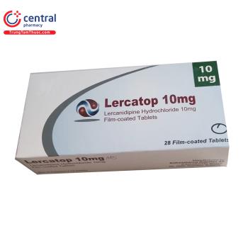[CHÍNH HÃNG] Thuốc Lercatop 10mg - điều trị tăng huyết áp