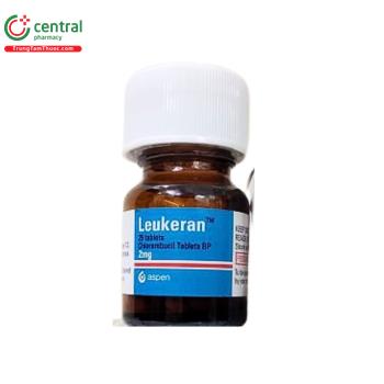 Thuốc Leukeran 2mg chống ung thư bạch cầu mạn dòng lympho, u hạch bạch ...