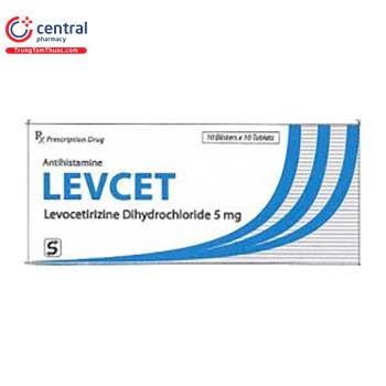 [CHÍNH HÃNG] Thuốc Levcet 5mg xóa tan nỗi lo quá mẫn, dị ứng
