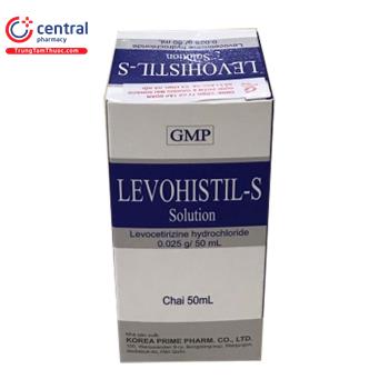 Thuốc Levohistil-S có tác dụng chống dị ứng hiệu quả