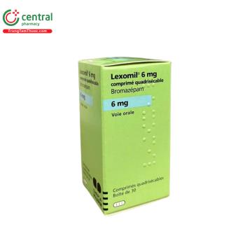 [CHÍNH HÃNG]Thuốc Lexomil Roche 6mg- Điều trị chứng mất ngủ