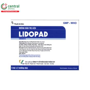 Thuốc Lidopad 5% giảm các triệu chứng đau thần kinh sau nhiễm Herpes zoster