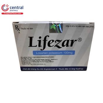 [CHÍNH HÃNG] Thuốc Lifezar 100mg UIP điều trị tăng huyết áp