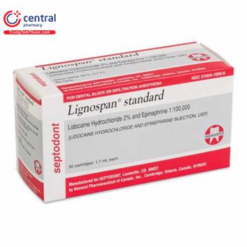 Thuốc Lignospan Standard - Gây mê cục bộ trong các thủ thuật nha khoa