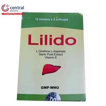 [CHÍNH HÃNG] Thuốc Lilido trị viêm gan, xơ gan, gan nhiễm mỡ