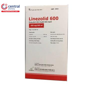 Thuốc Linezolid 600 Amvipharm - thuốc kháng sinh điều trị nhiễm khuẩn