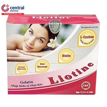 Thuốc Liotine hỗ trợ trị rụng tóc, nám, sạm da do thiếu dưỡng chất