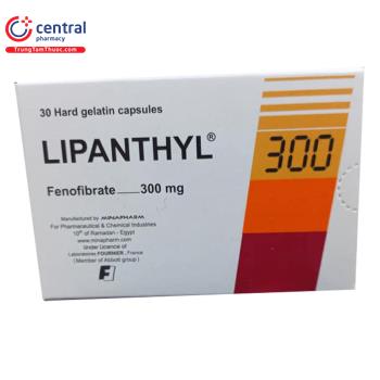 Thuốc Lipanthyl 300mg - Thuốc có tác dụng giảm cholesterol máu