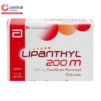Thuốc Lipanthyl 200M - Thuốc có tác dụng giảm cholesterol máu