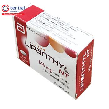 [CHÍNH HÃNG] Thuốc điều trị rối loạn lipid mỡ máu Lipanthyl NT 145mg