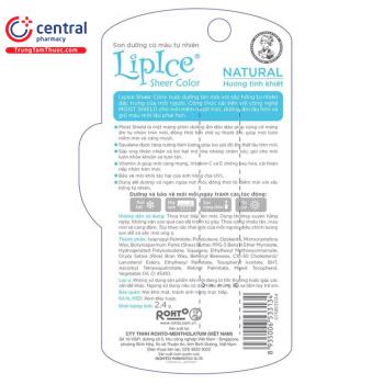 [CHÍNH HÃNG] Son dưỡng môi có màu tự nhiên LipIce Sheer Color Natural