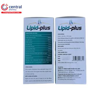 Thuốc Lipid-Plus giúp hỗ trợ hạ cholesterol máu, hạ huyết áp