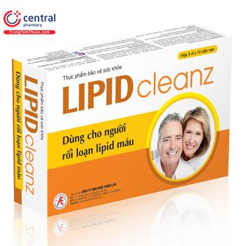Thuốc LIPIDcleanz giảm cholesterol máu, giảm béo phì, ngừa đột quỵ