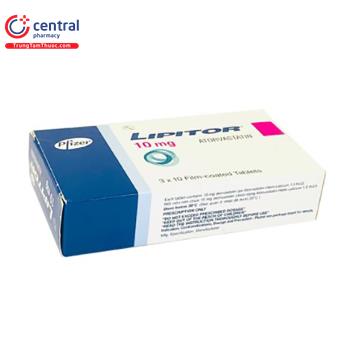 [CHÍNH HÃNG] Thuốc Lipitor 10 mg hạ cholesterol máu