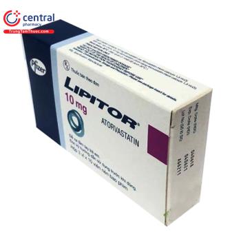 [CHÍNH HÃNG] Thuốc Lipitor 10 mg hạ cholesterol máu