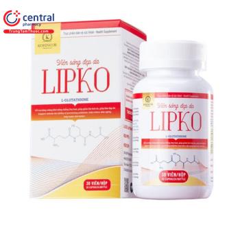 Viên uống sáng da Lipko - giúp da sáng mịn và ngăn ngừa lão hóa