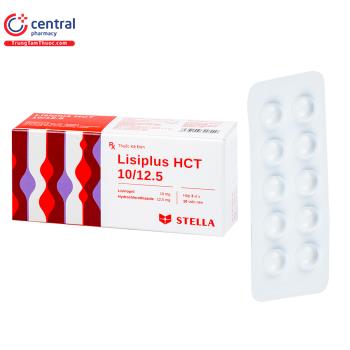 Thuốc Lisiplus HCT 10/12.5 điều trị tăng huyết áp nguyên phát