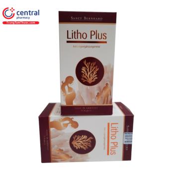 [CHÍNH HÃNG] Viên uống Litho Plus bổ sung canxi cho mẹ và bé