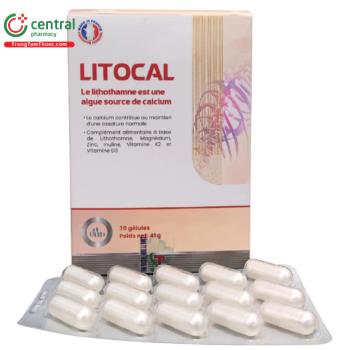 Viên uống Litocal - tăng cường sức khỏe xương khớp, ngừa loãng xương