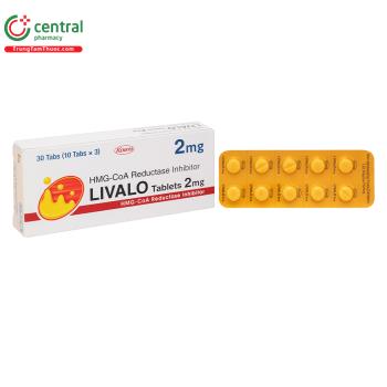 Thuốc Livalo Tablets 2mg - Điều trị tình trạng tăng lipid máu nguyên phát