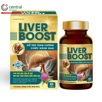 Viên uống Liver Boost bảo vệ tế bào gan, giải độc gan giá bao nhiêu?