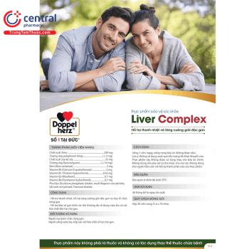 [CHÍNH HÃNG] Thuốc Liver Complex Doppelherz tăng cường chức năng gan