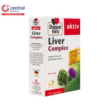 [CHÍNH HÃNG] Thuốc Liver Complex Doppelherz tăng cường chức năng gan