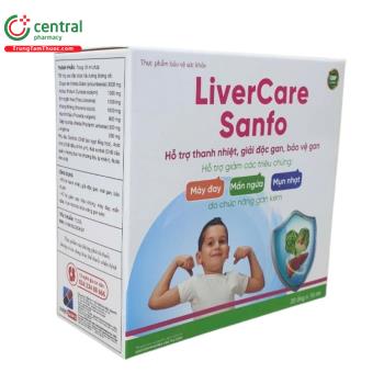 Thuốc LiverCare Sanfo giúp thanh nhiệt, bảo vệ gan, tăng chức năng gan